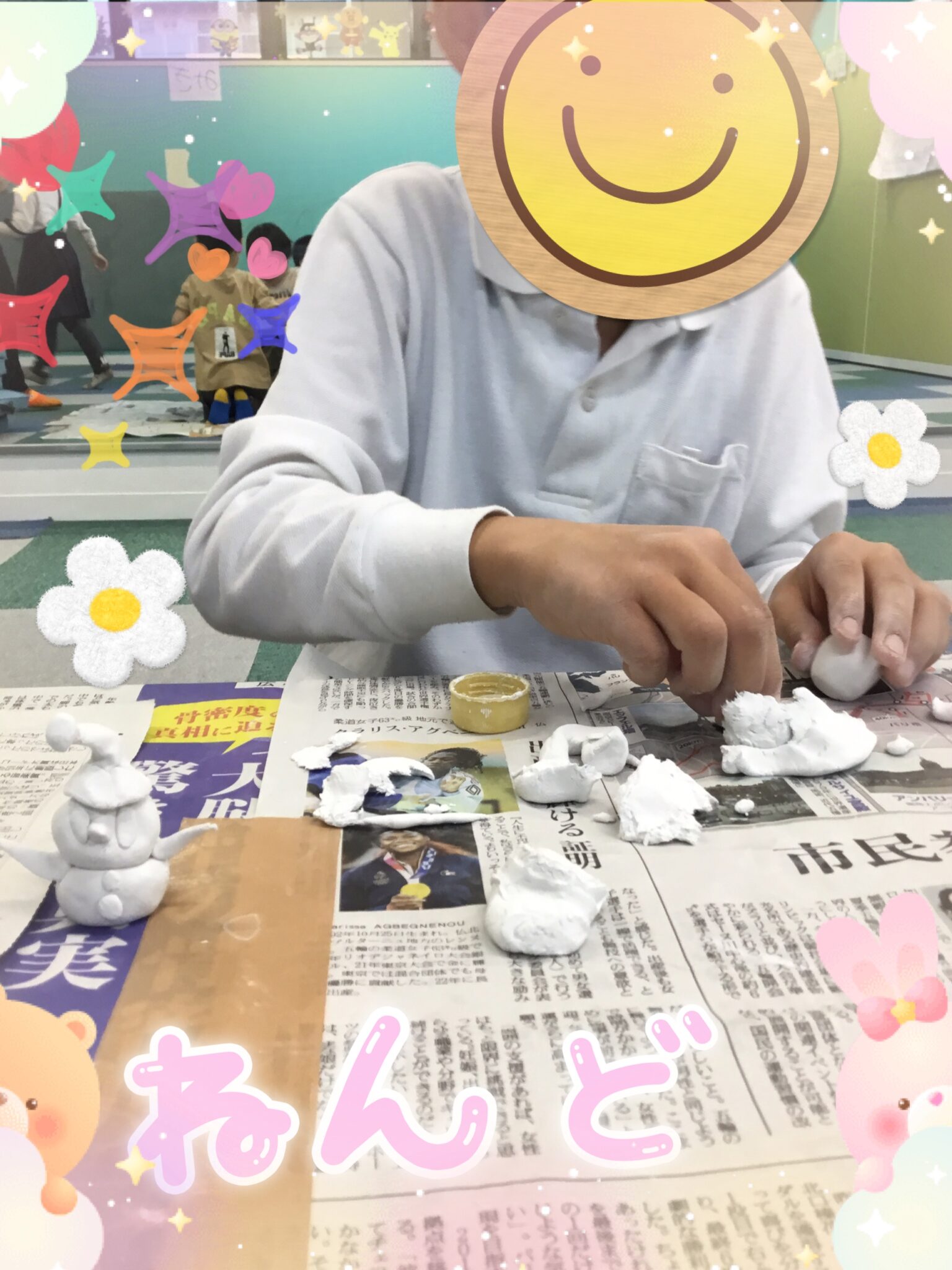 粘土遊び（チャレンジハウスHERO）｜白ゆりグループ | 大阪市で障がい福祉サービスをトータルサポート｜NPO法人白ゆり 有限会社SK